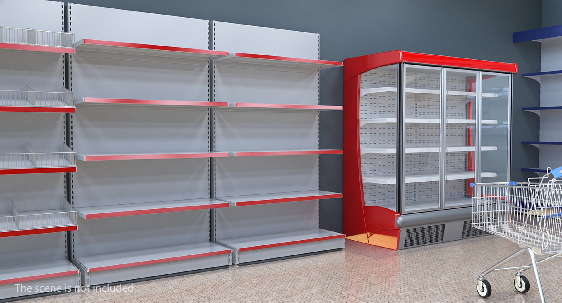 3D Model Retail Store Display Shelving - TurboSquid 1413058