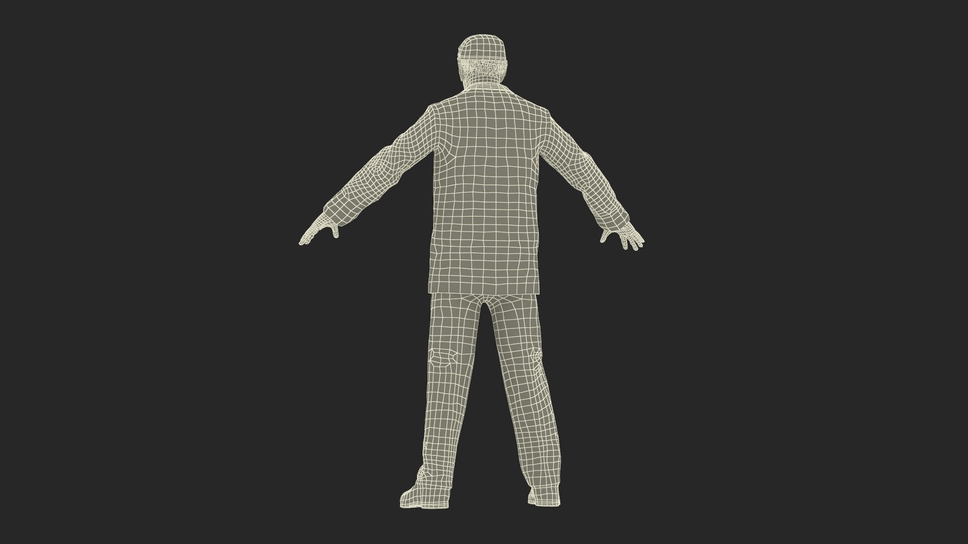 3D Old Man Rigged For Cinema 4D Model - TurboSquid 2283357