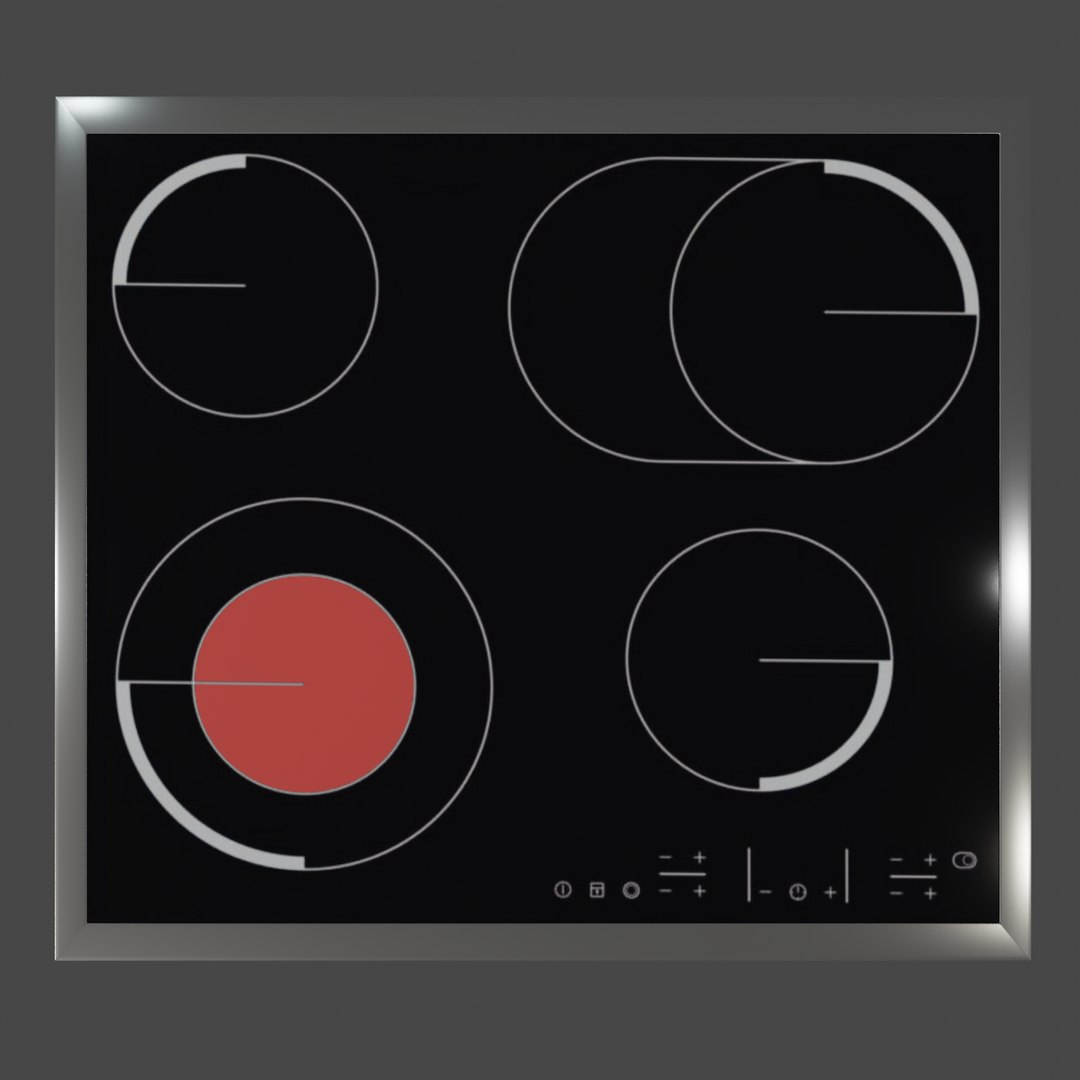 3D Model Induction Hob - TurboSquid 1739439