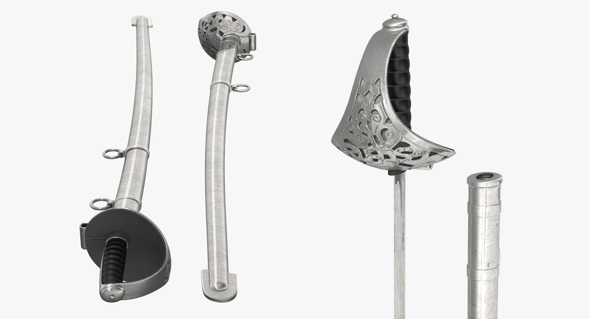 British Officers Sword 3D Model - TurboSquid 1195692