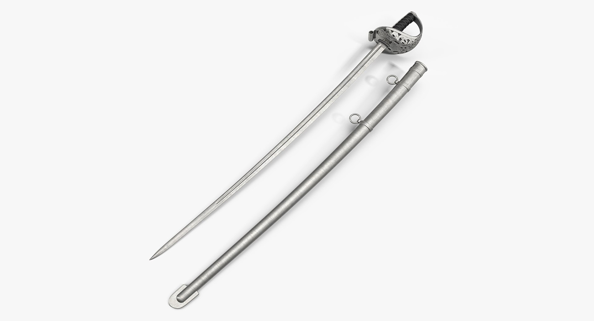 British officers sword 3D model - TurboSquid 1195692