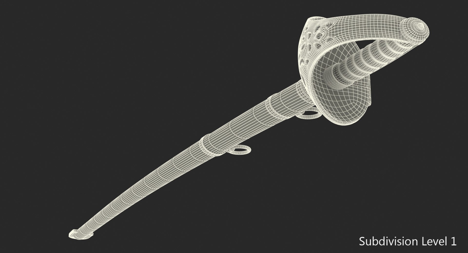 British Officers Sword 3D Model - TurboSquid 1195692
