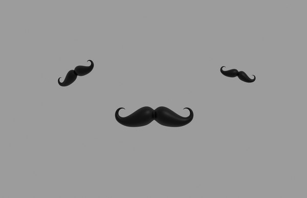 3D Mustache Models | TurboSquid