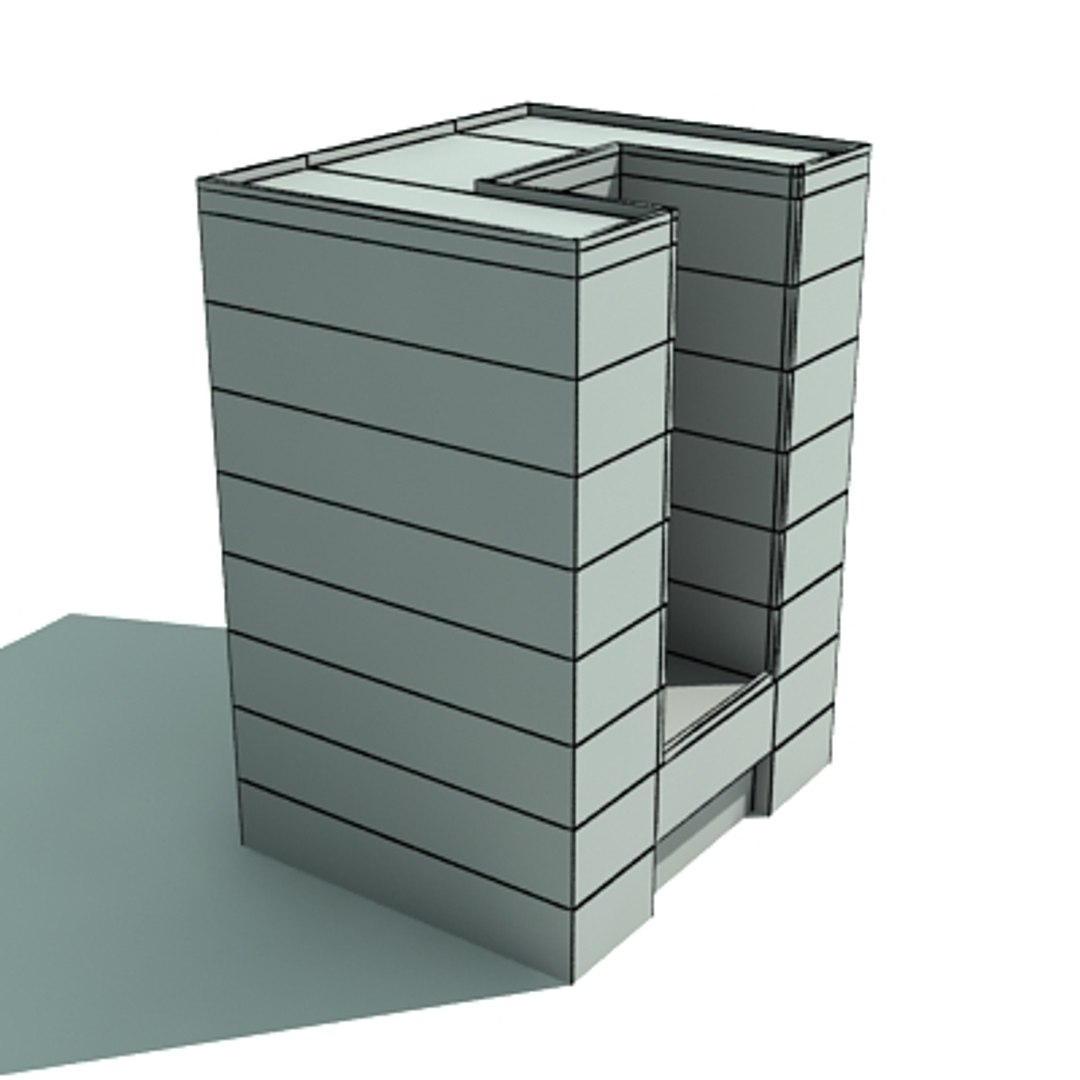 Building 3D model - TurboSquid 384427