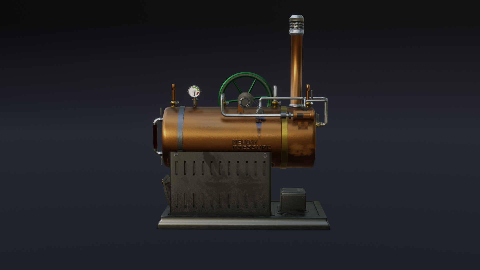 Steampunk Machine 3D - TurboSquid 2015420