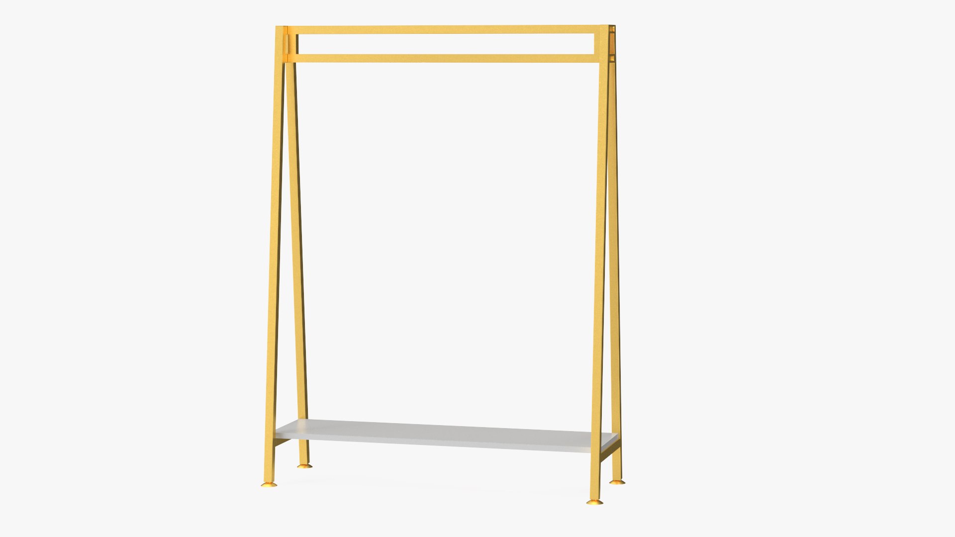 3D Gold Cloth Coat Rack - TurboSquid 2248108