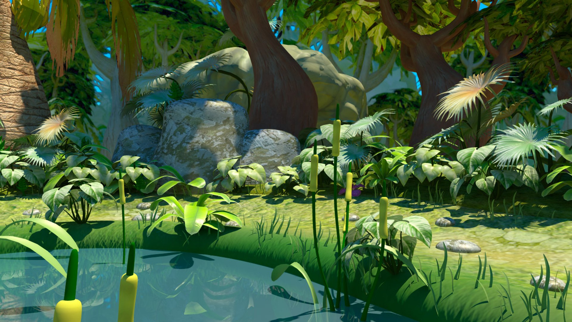 Trees Forest 3d Model