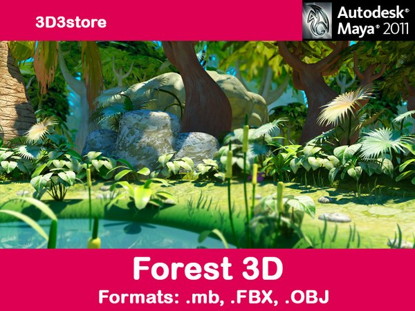 Free Maya Forest Models | TurboSquid