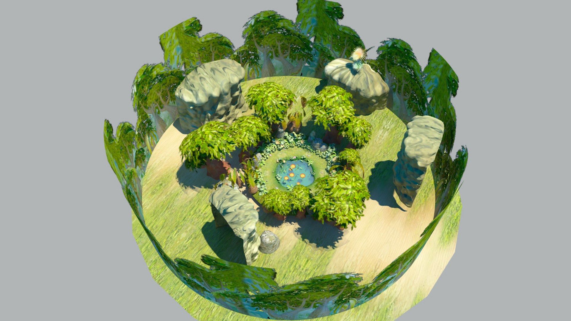 Trees Forest 3d Model