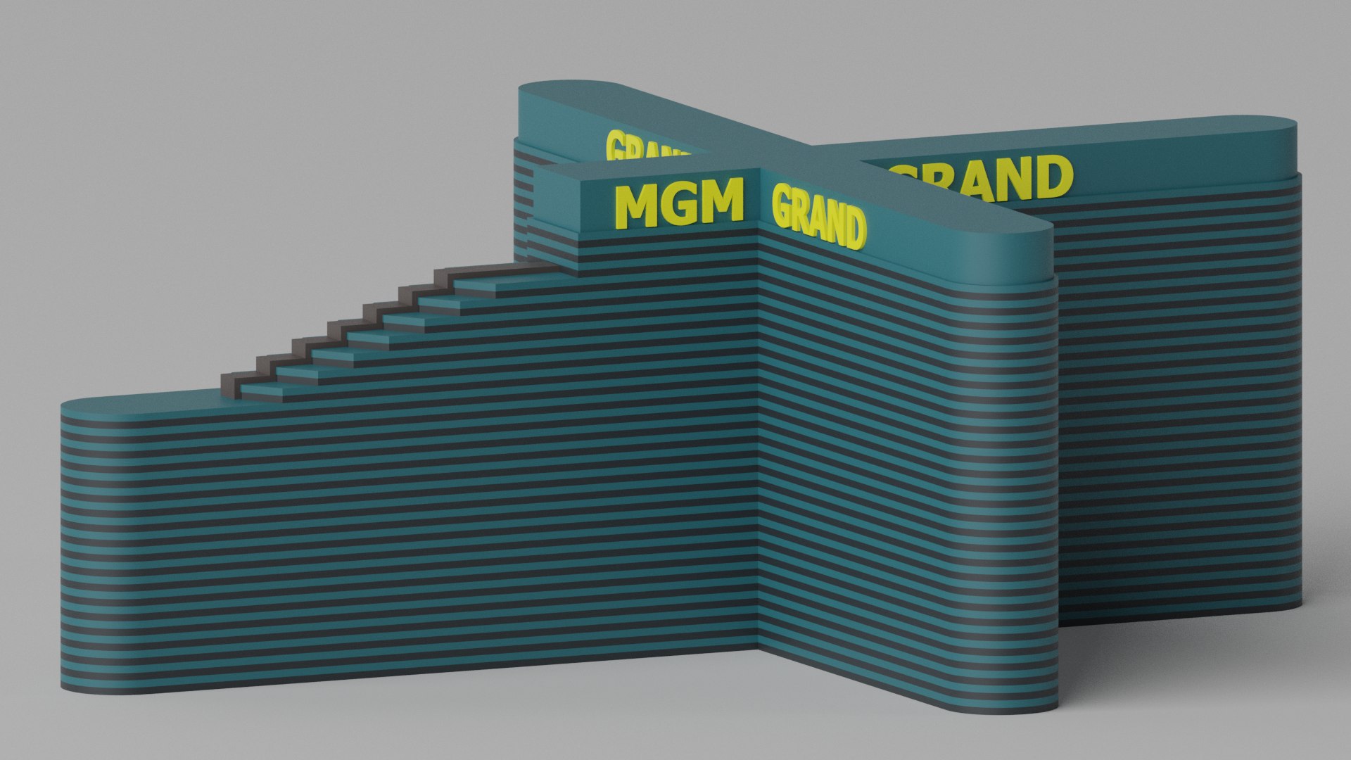 3D MGM Grand Building Las Vegas - TurboSquid 2255545