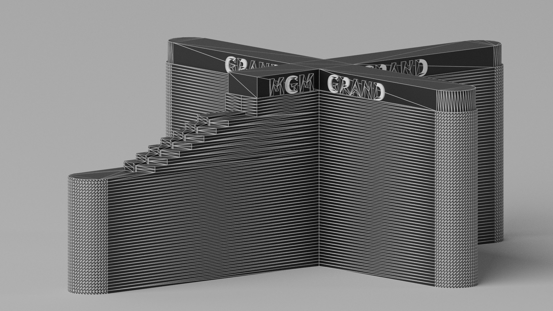 3D MGM Grand Building Las Vegas - TurboSquid 2255545