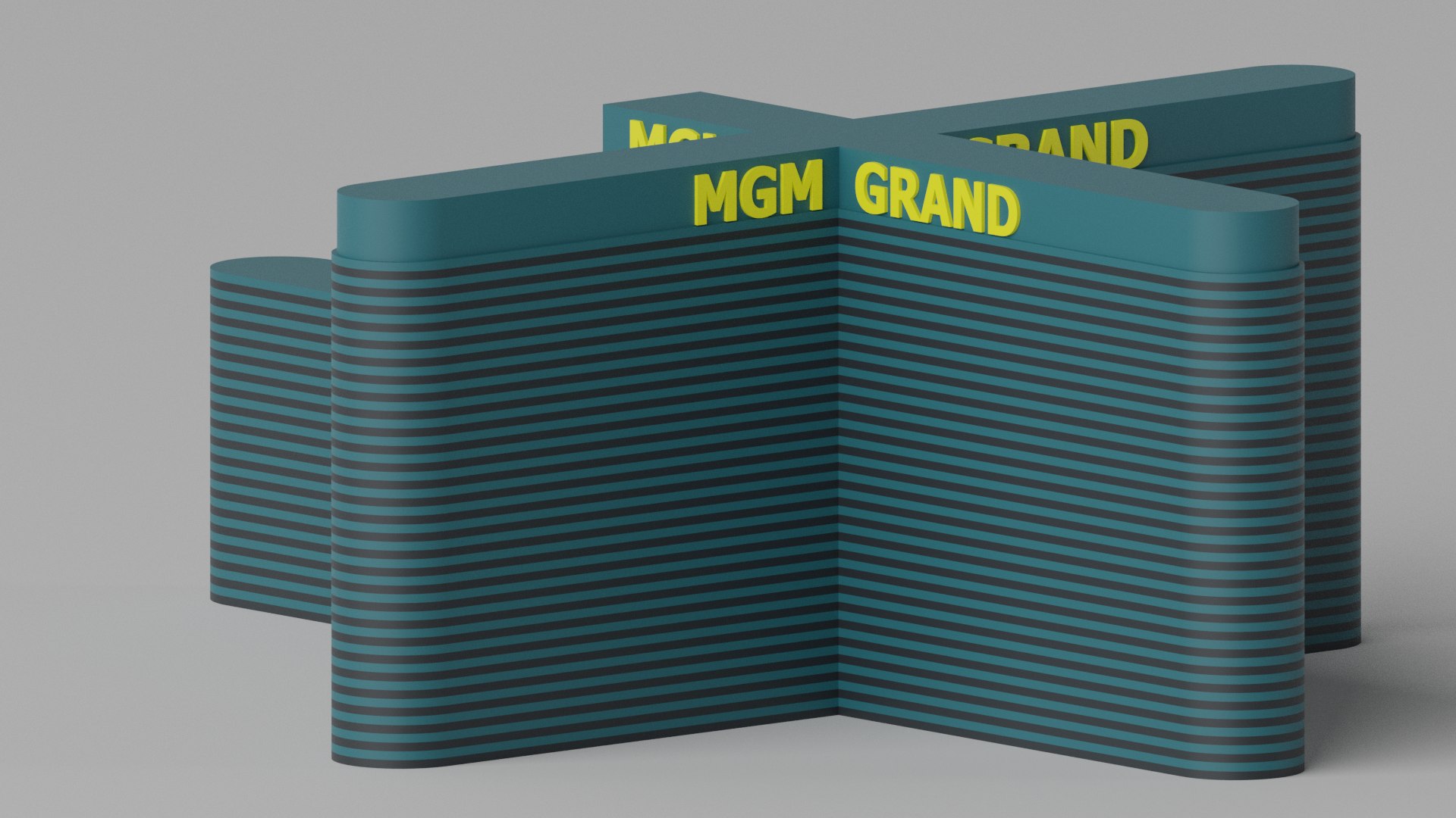 3D MGM Grand Building Las Vegas - TurboSquid 2255545