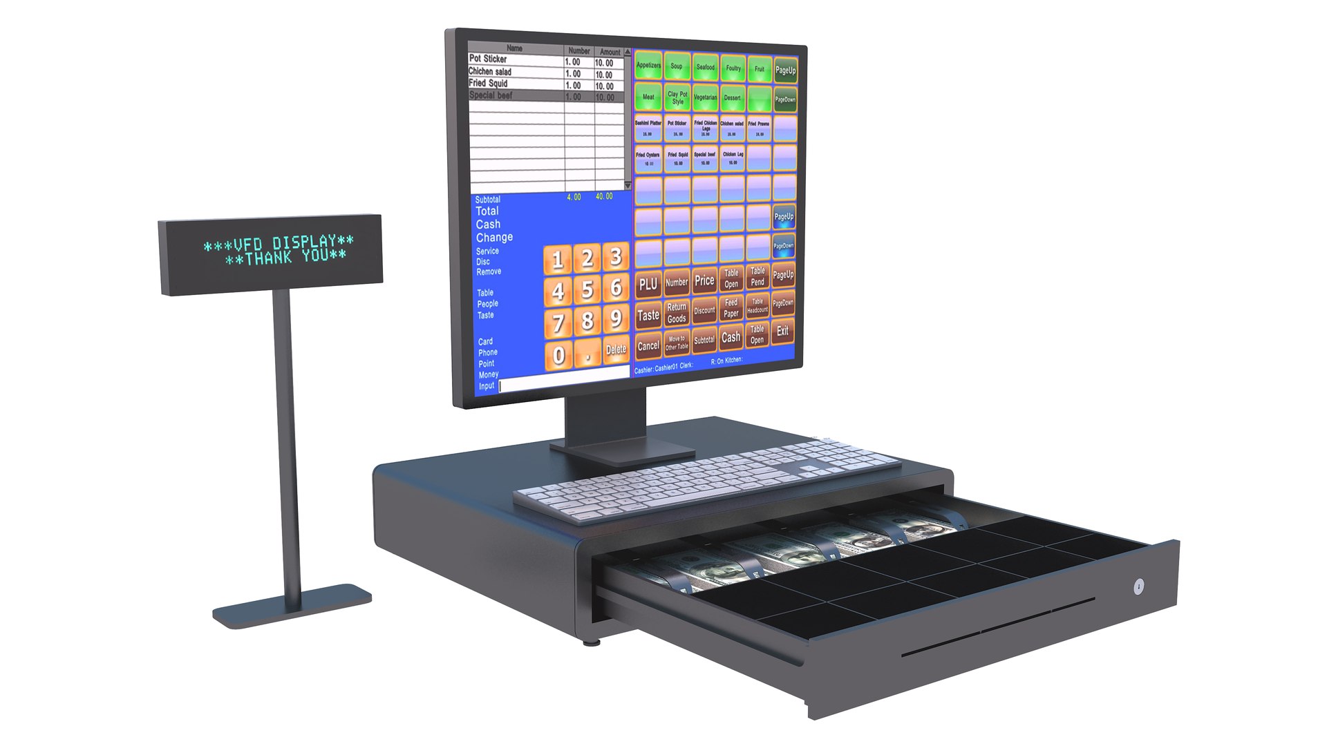 Cash Register 3D Model - TurboSquid 1652062