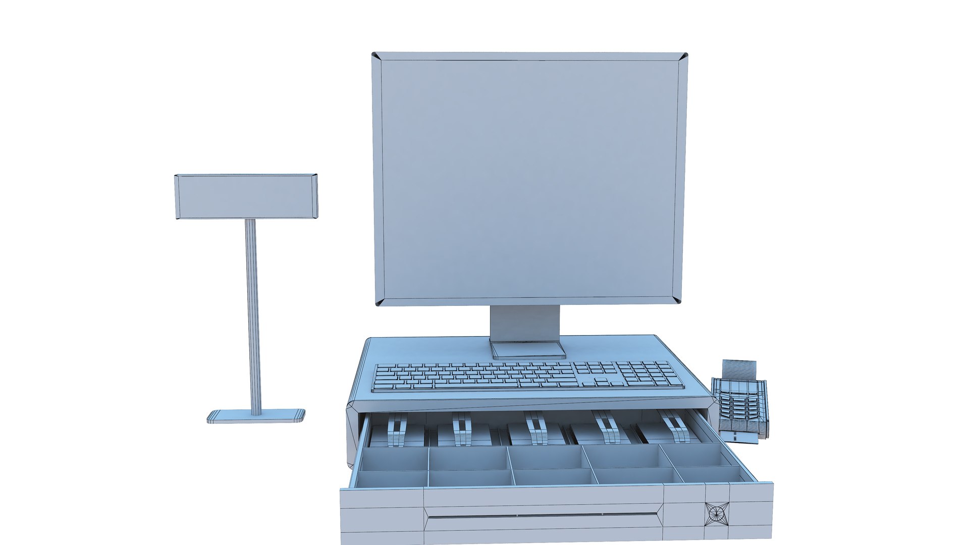 Cash Register 3D Model - TurboSquid 1652062