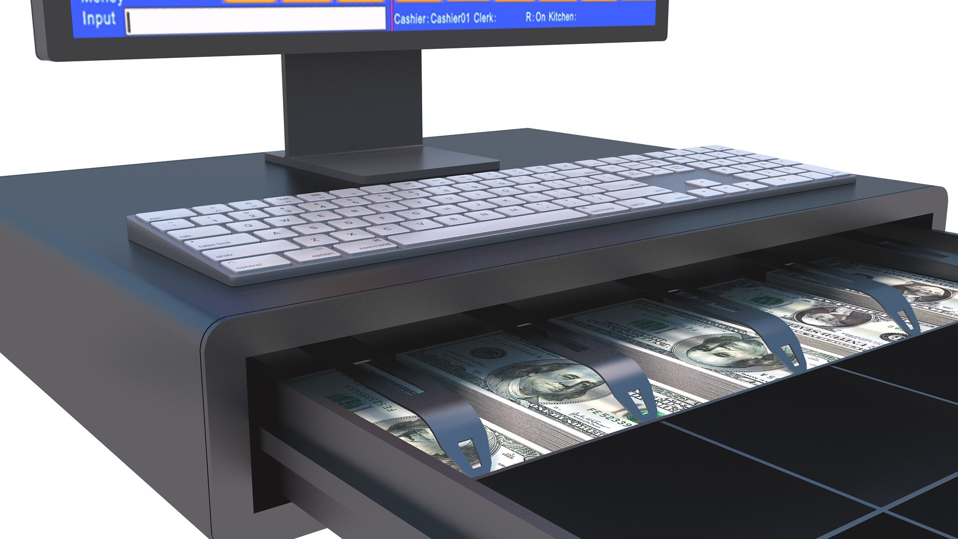 Cash Register 3D Model - TurboSquid 1652062