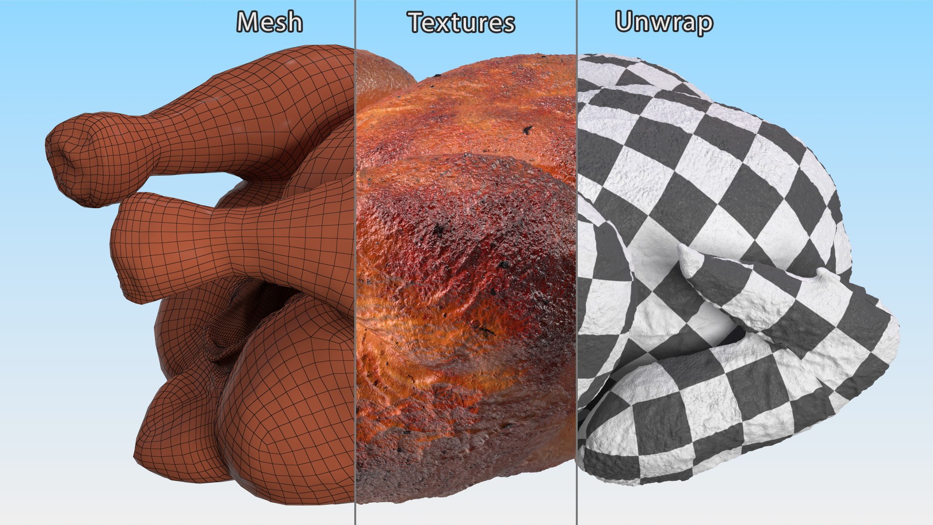 3D Roasted Turkey Realistic Model - TurboSquid 2329674