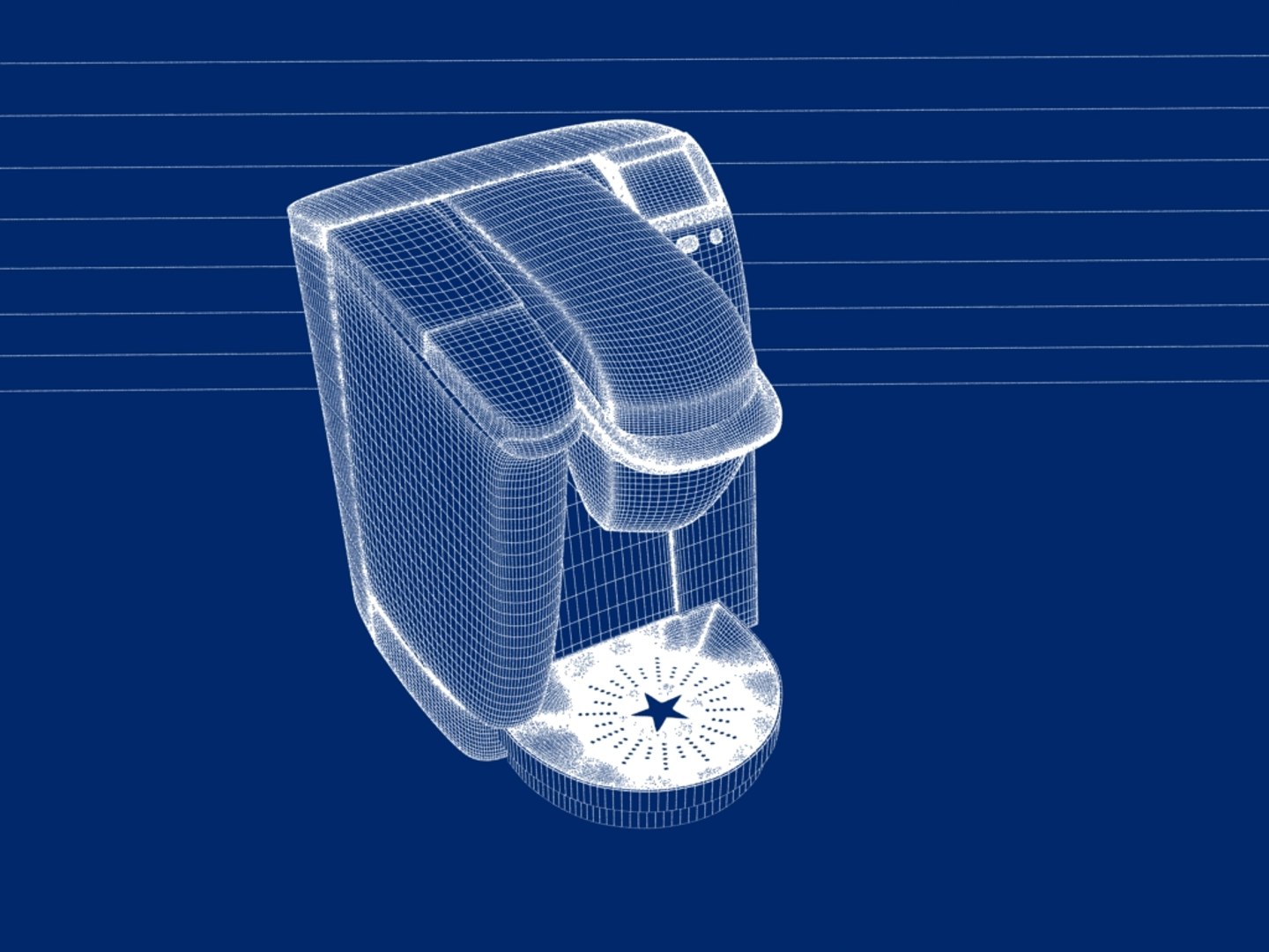 3d Model Keurig K75 Coffee Maker