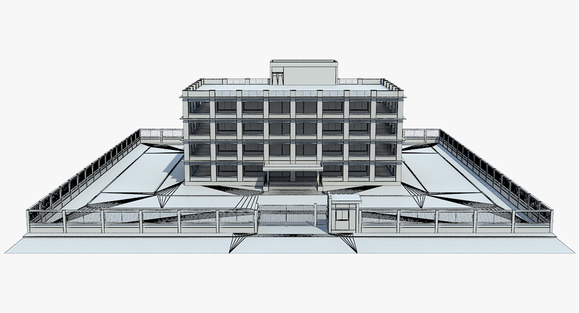 Building 13 Model - TurboSquid 1405058
