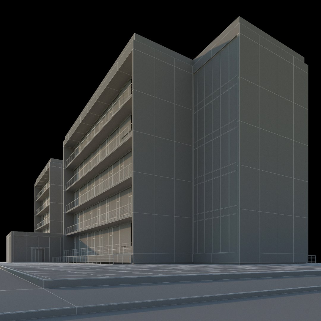3d Model Of Headquarters Tech Office