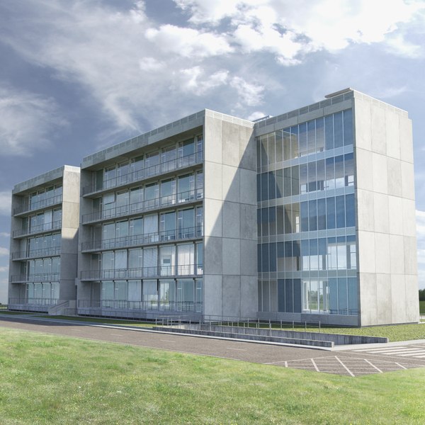 3d model of headquarters tech office