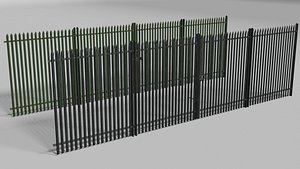 Wrought Iron Fence Blender Models for Download | TurboSquid