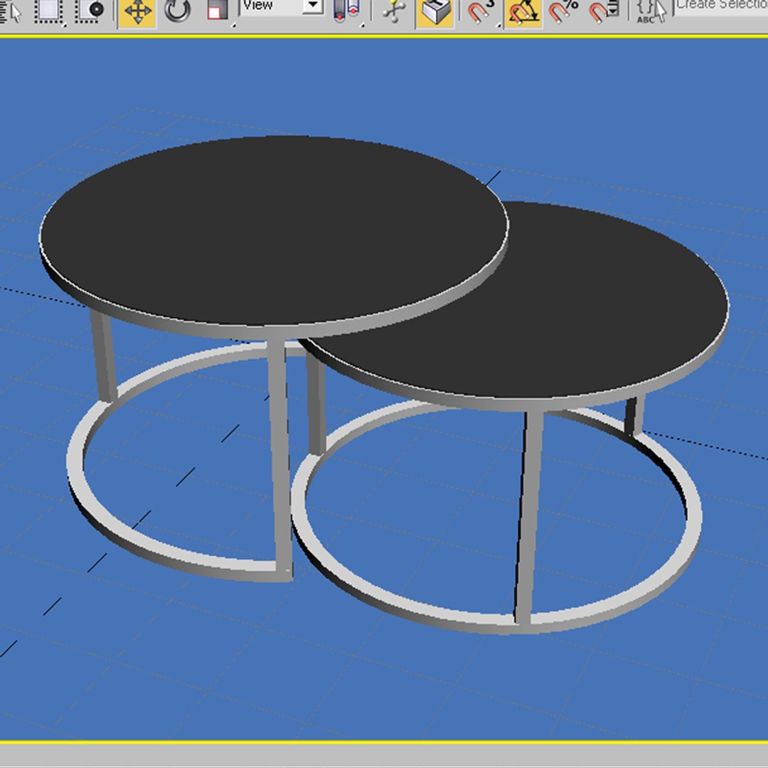 Nesting Tables 3D Model - TurboSquid 1821662