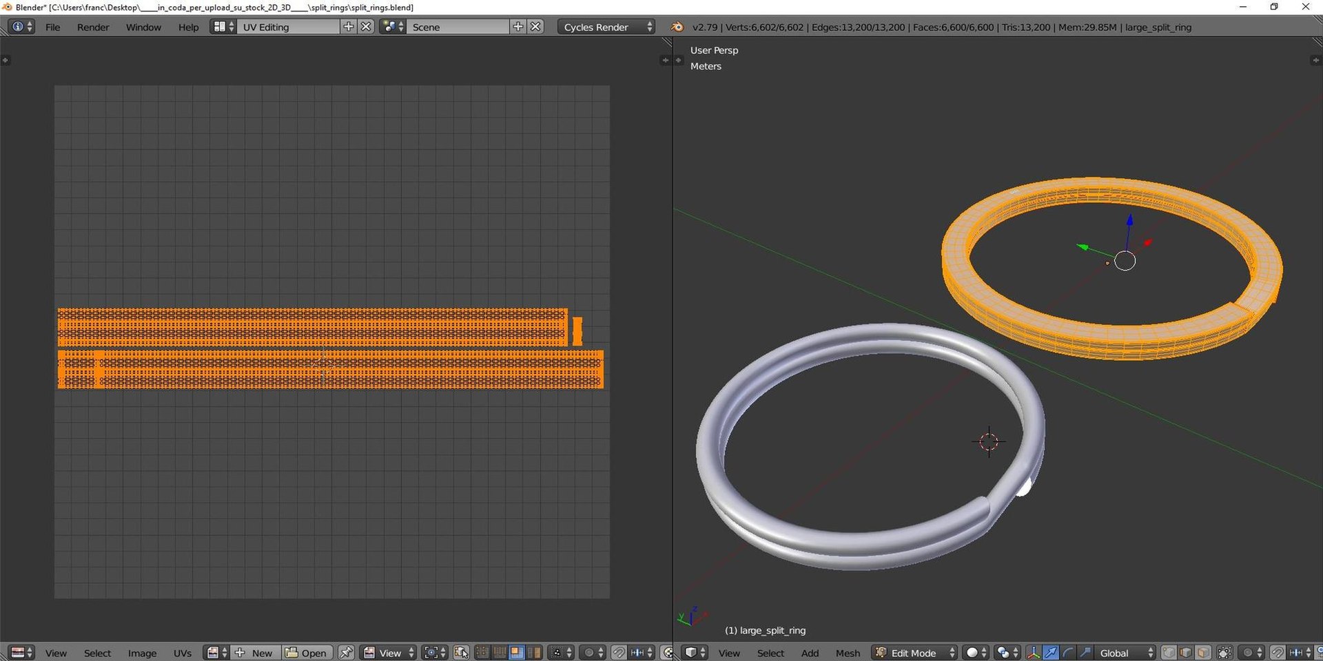 Split Rings 3D Model - TurboSquid 1486513