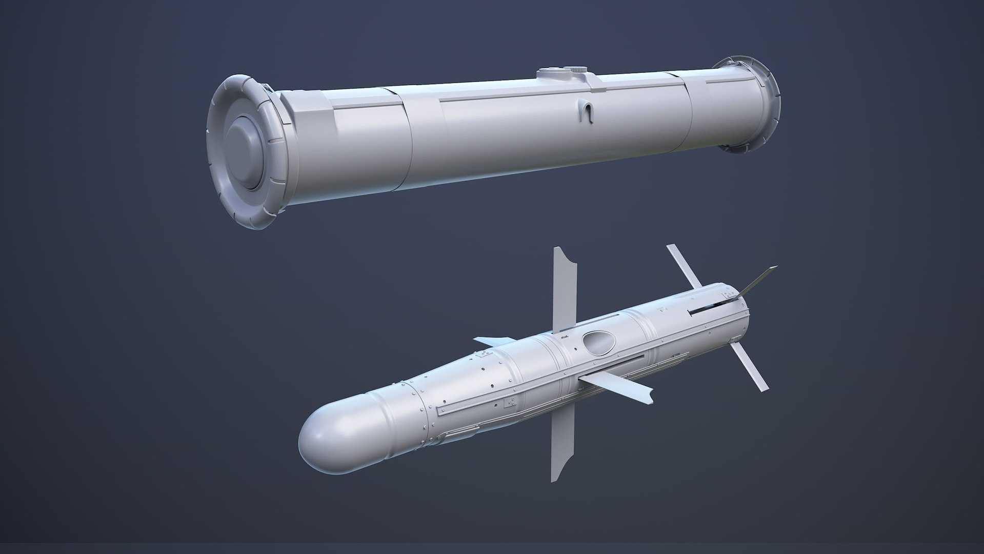 TOW BGM-71 With XM65 Launcher 3D Model - TurboSquid 1999962