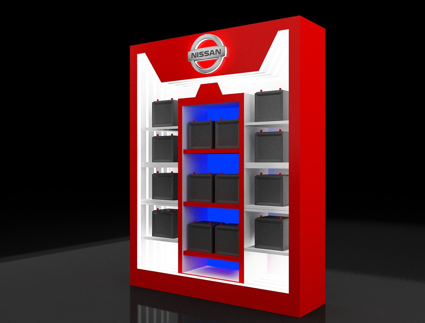 3D Products Stand - TurboSquid 1603796