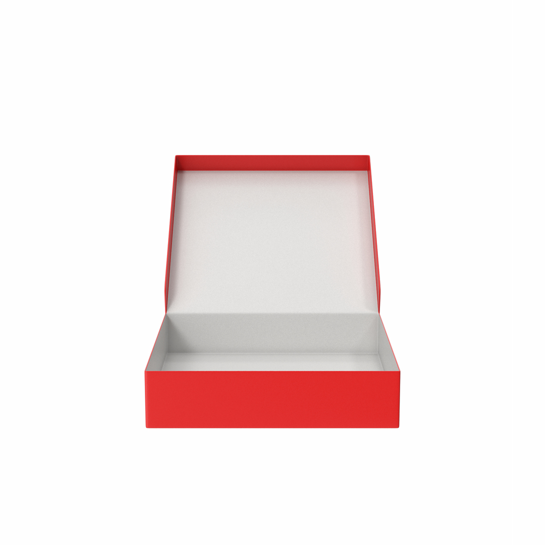 Opened Red Box 3D Model - TurboSquid 2229330