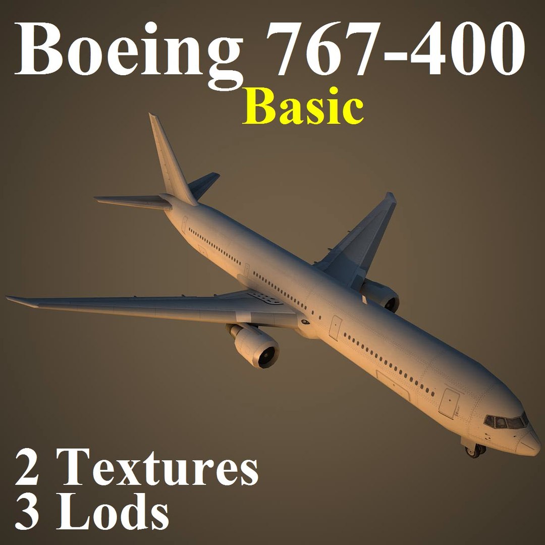 3d Model Boeing Basic