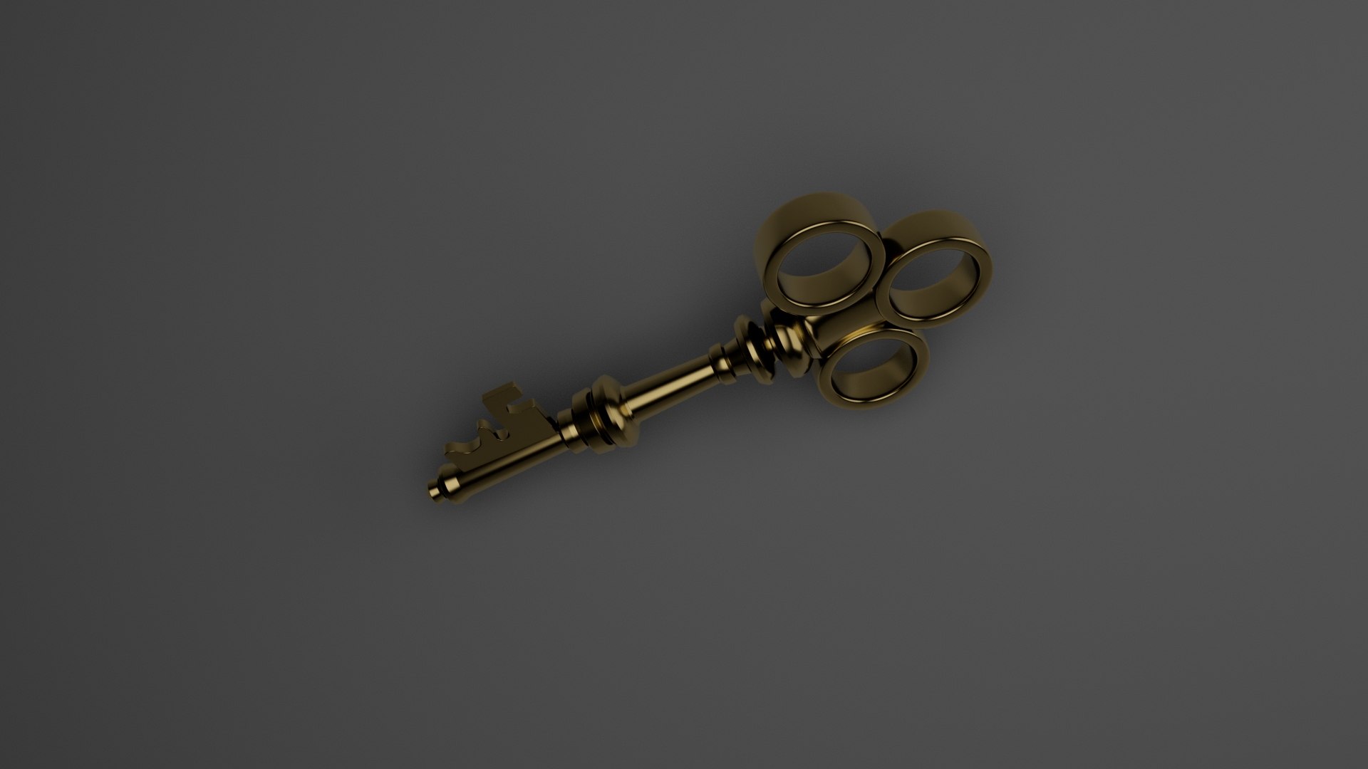 Golden Key 3D Model - TurboSquid 2119719