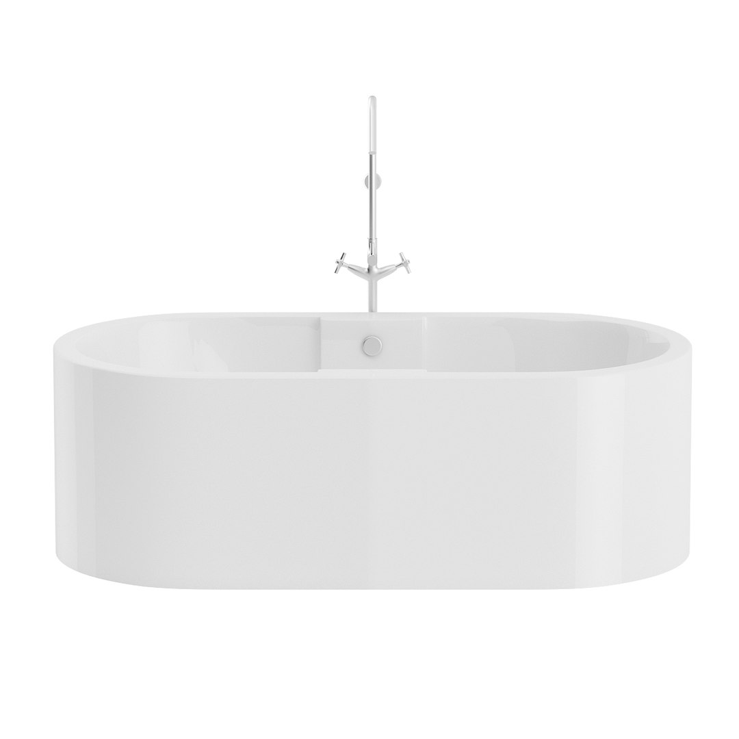 3D large rounded bath - TurboSquid 1198393
