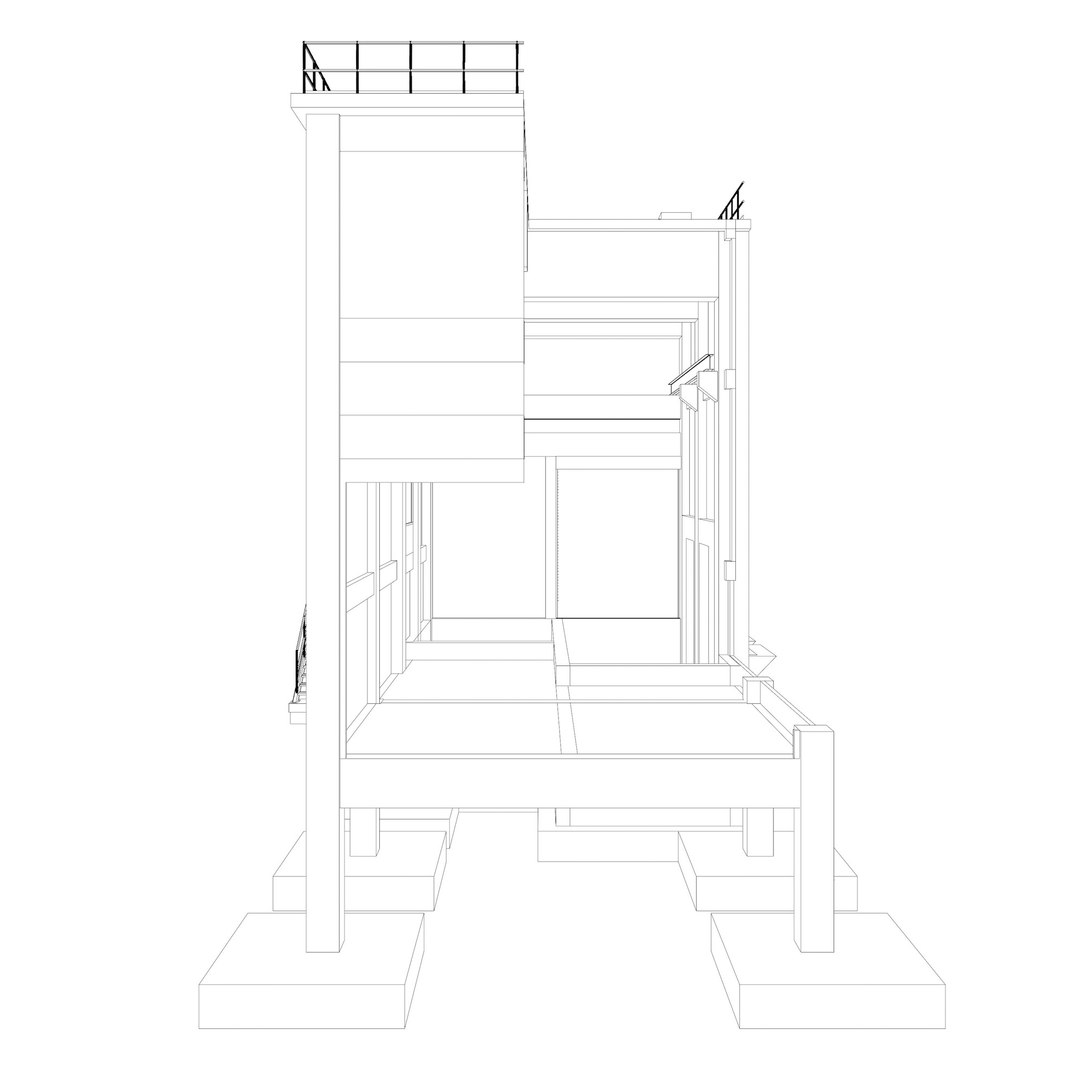 Industrial Building In Cutaway Section 25i12 3D Model - TurboSquid 2349419