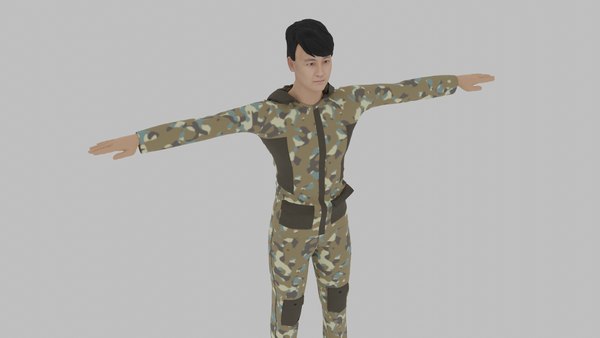 modelo 3d Cazador - TurboSquid 2021052