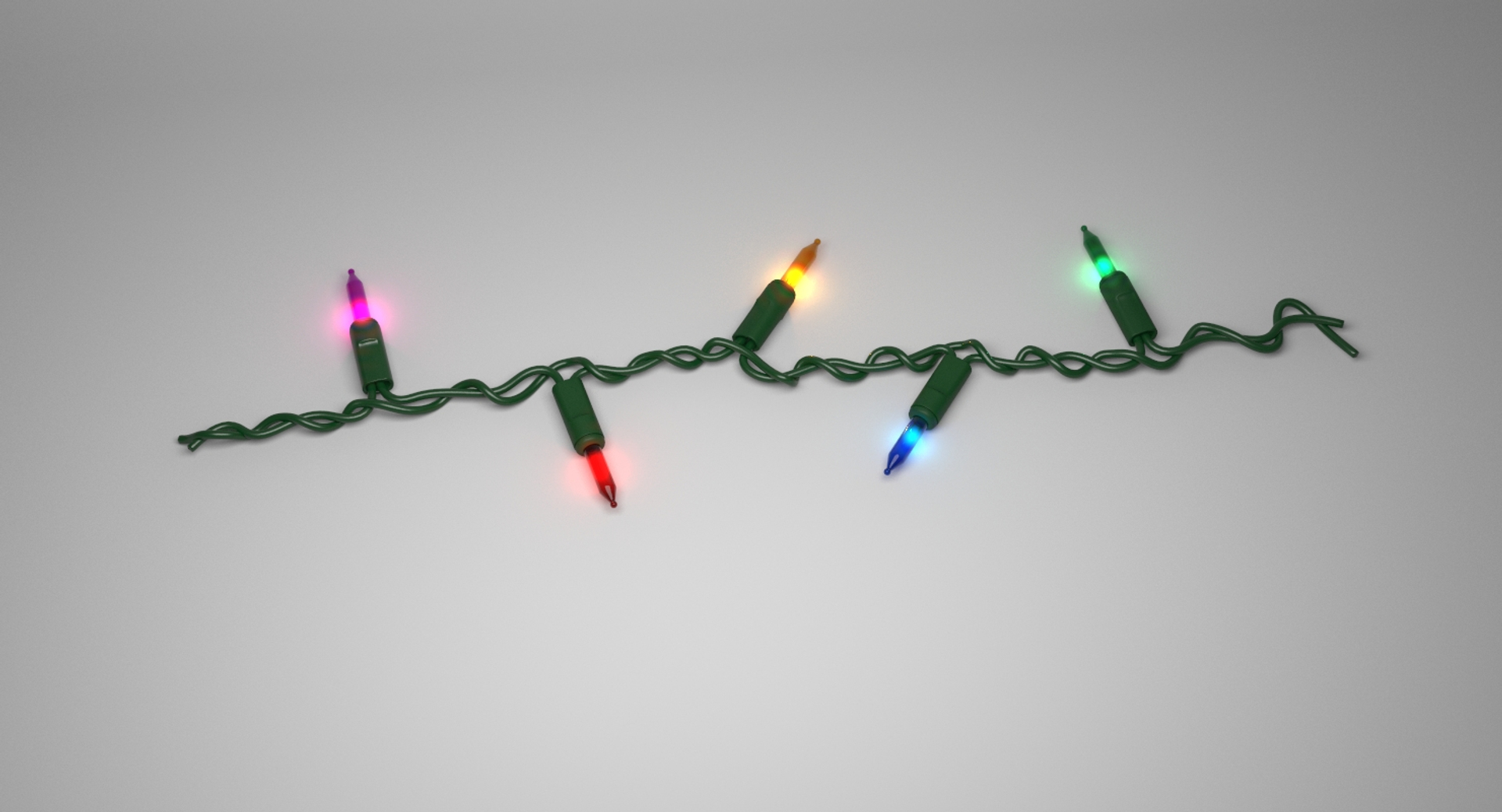 Strings Christmas Light 3D - TurboSquid 1351435
