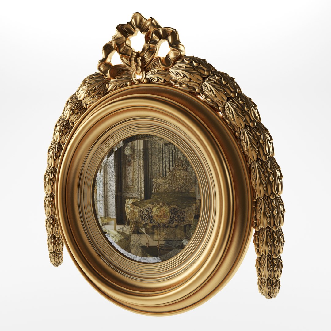 Round mirror 3D model - TurboSquid 2050153