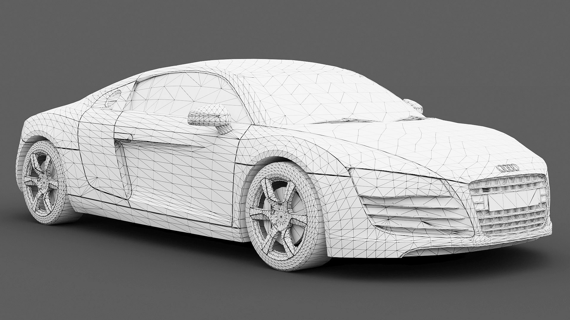 Audi R8 3D Model - TurboSquid 1927375