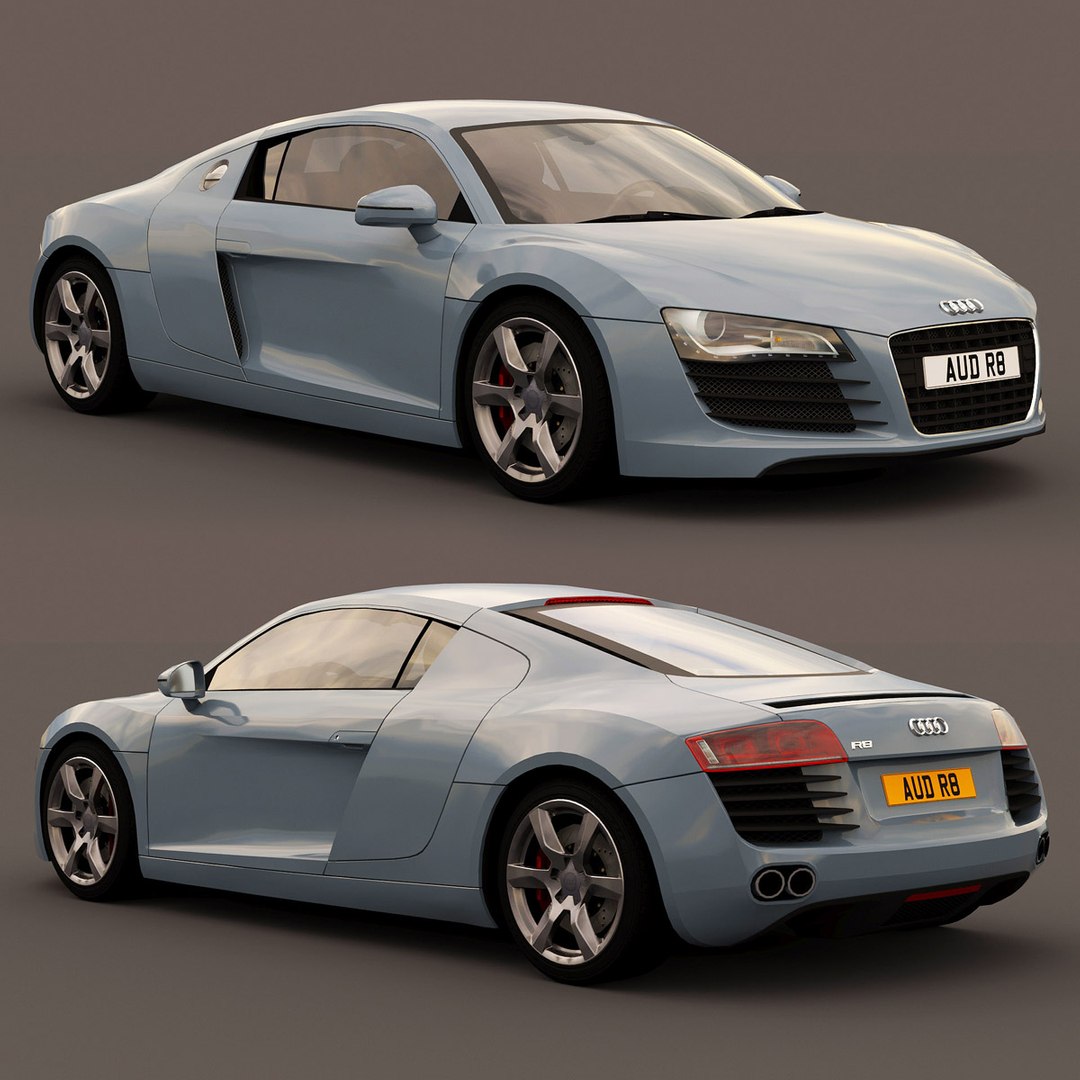 Audi R8 3D Model - TurboSquid 1927375