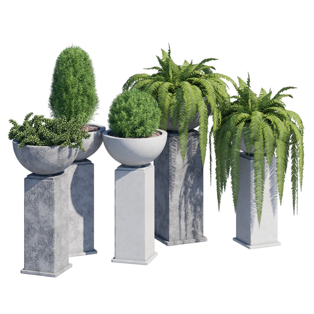 3D Modern planter - TurboSquid 1789587