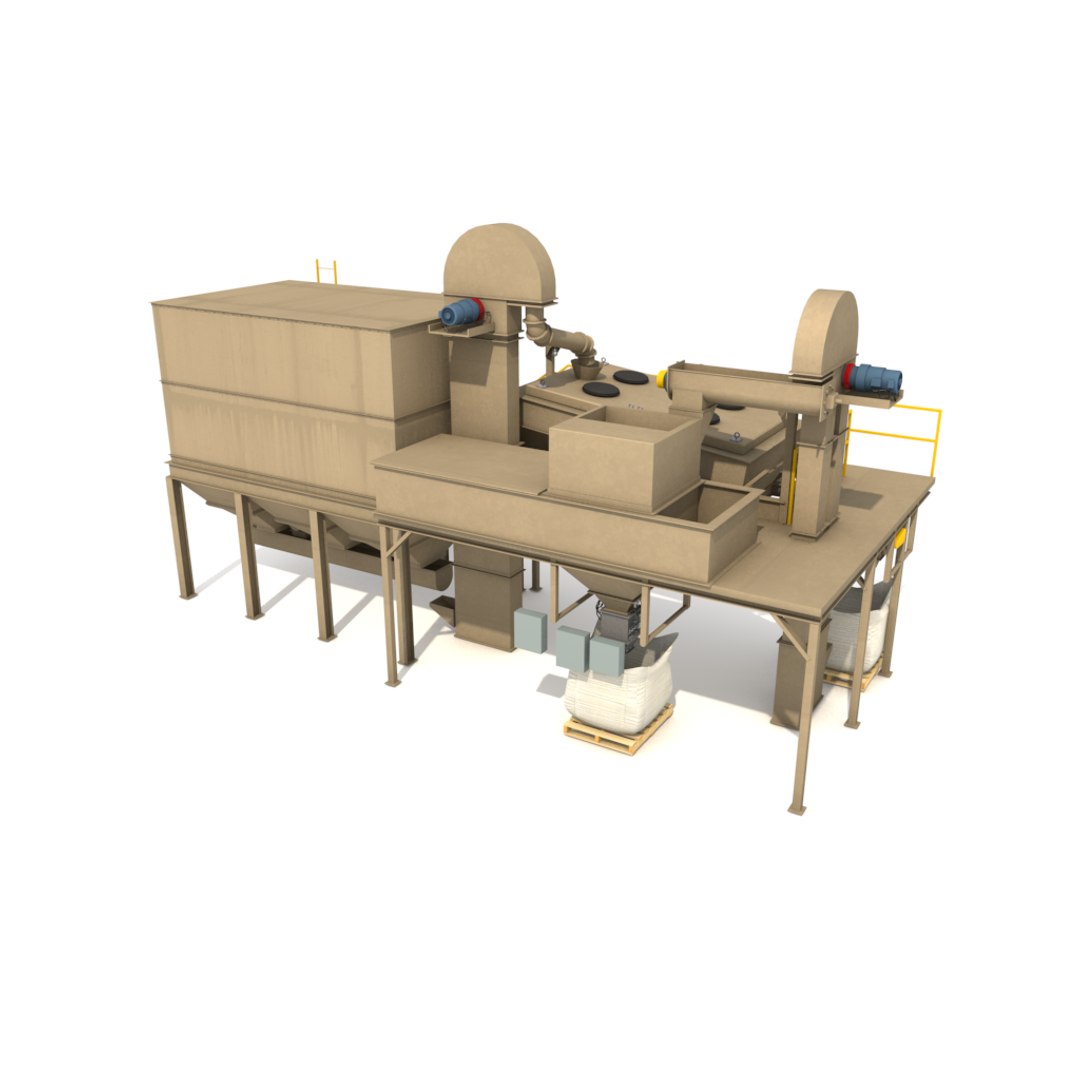 3d Industrial Equipment Shaker Model