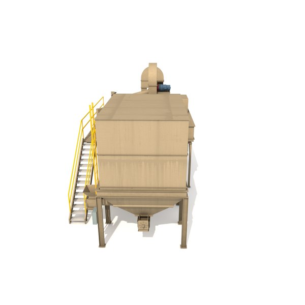 3d industrial equipment shaker model