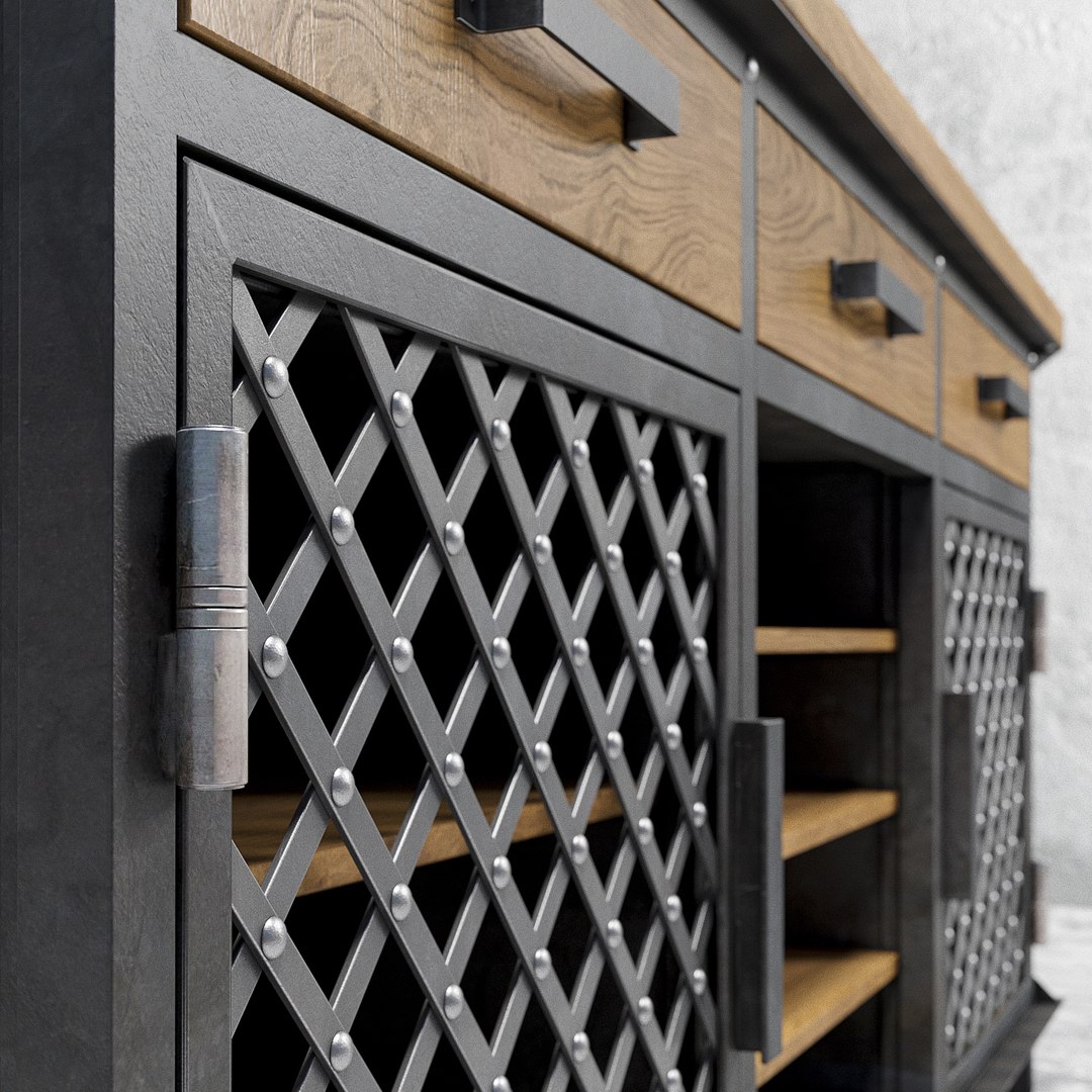 Industrial Media Console Model - TurboSquid 1254865