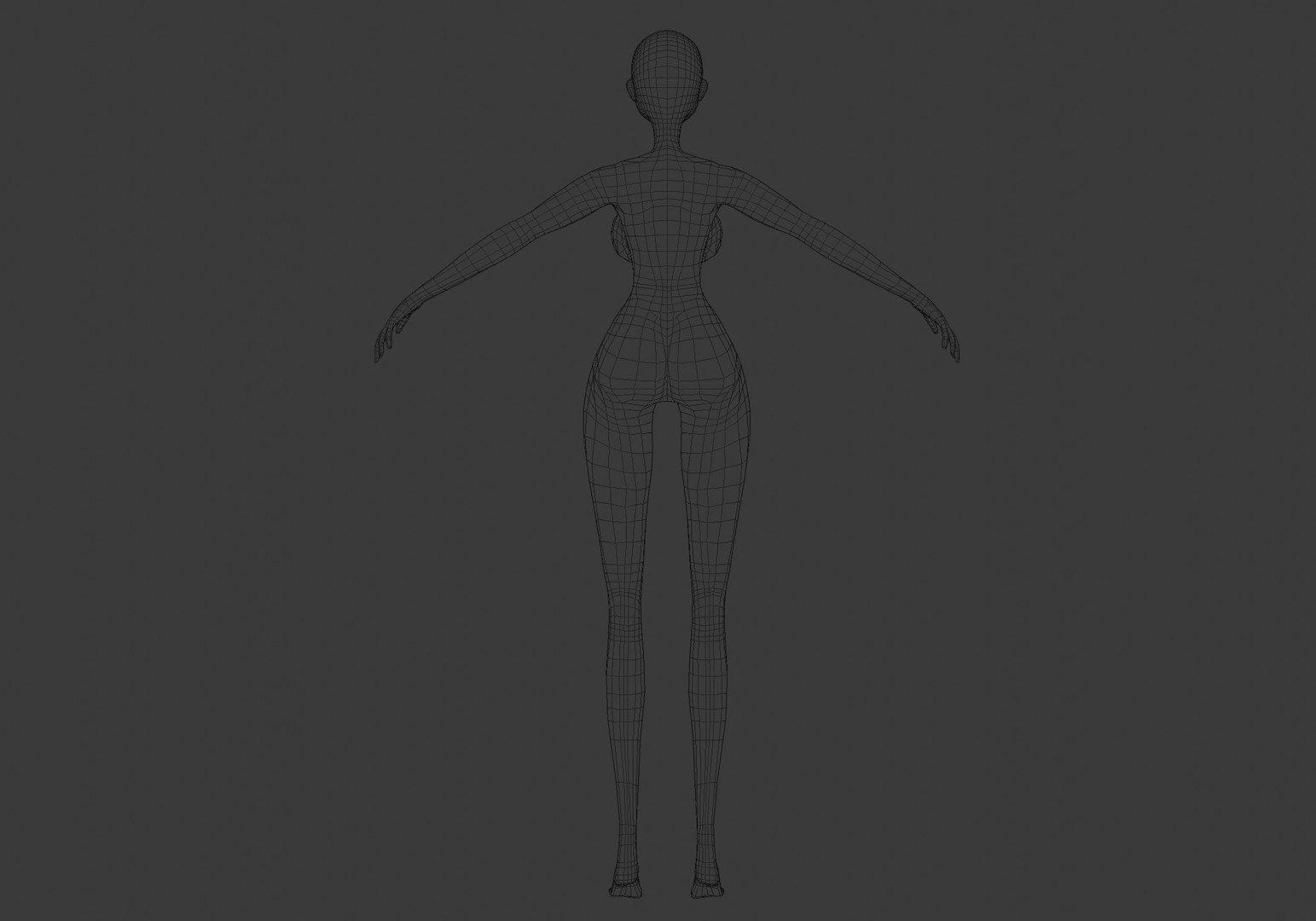 Curvy Female Body 3D Model - TurboSquid 1907790