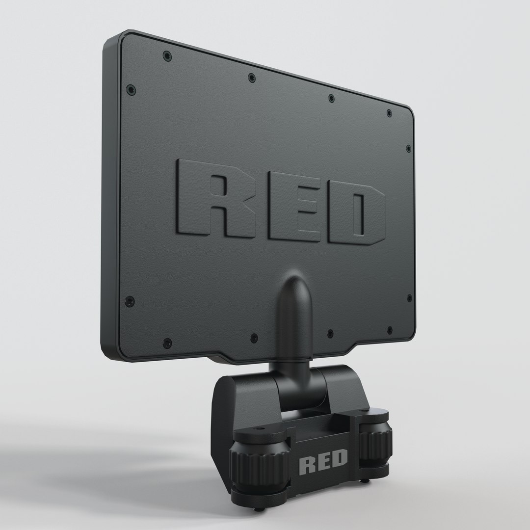 3D Red Touch Monitor - TurboSquid 1558218