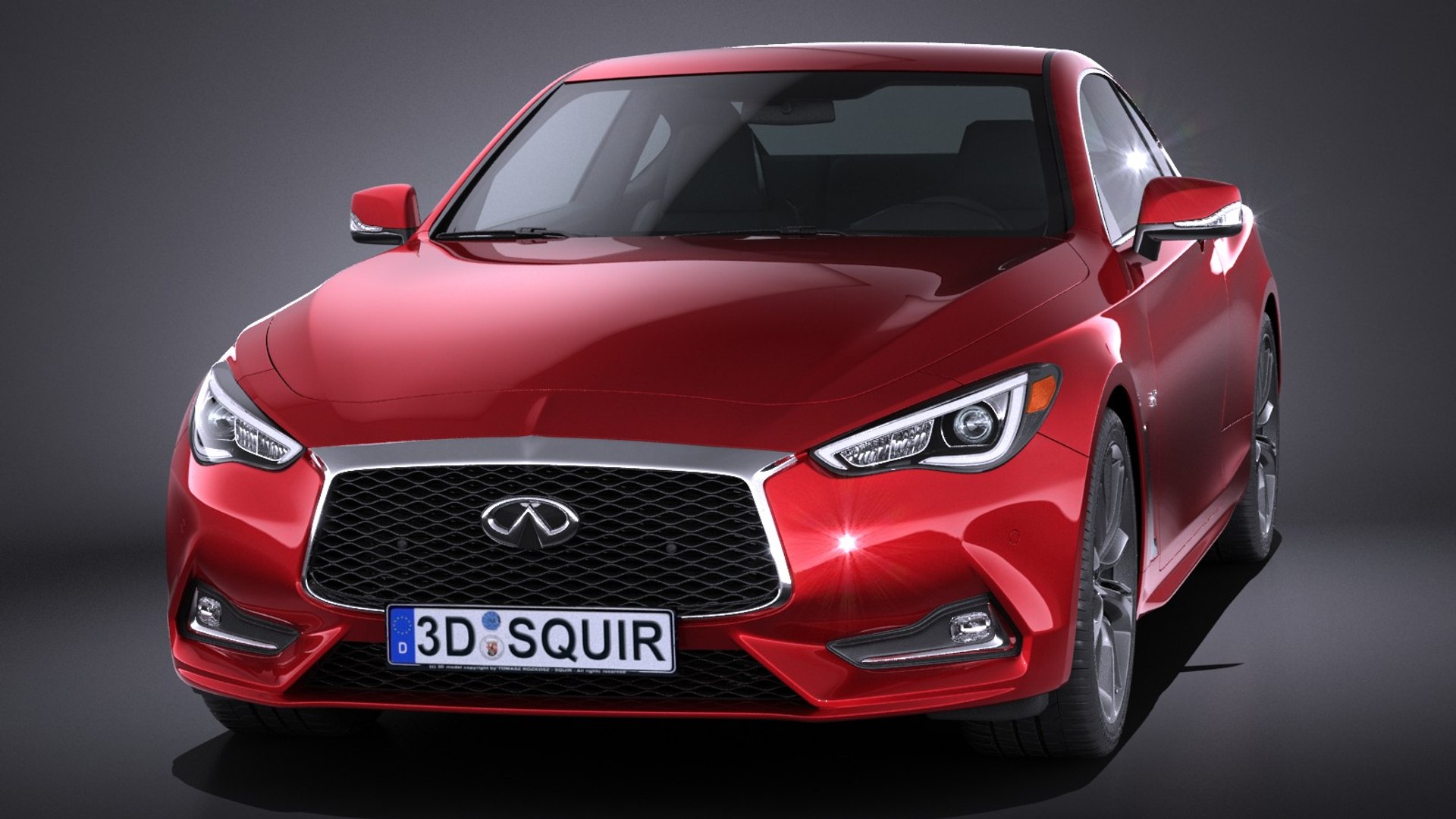 Infiniti Q60 2017 3ds