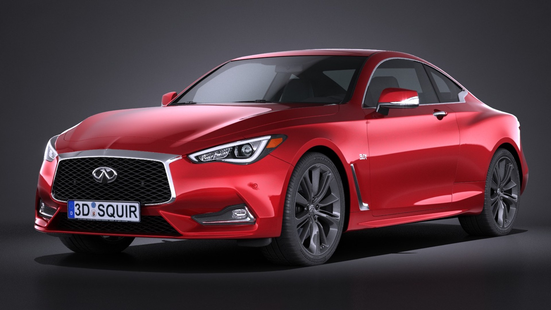 Infiniti Q60 2017 3ds