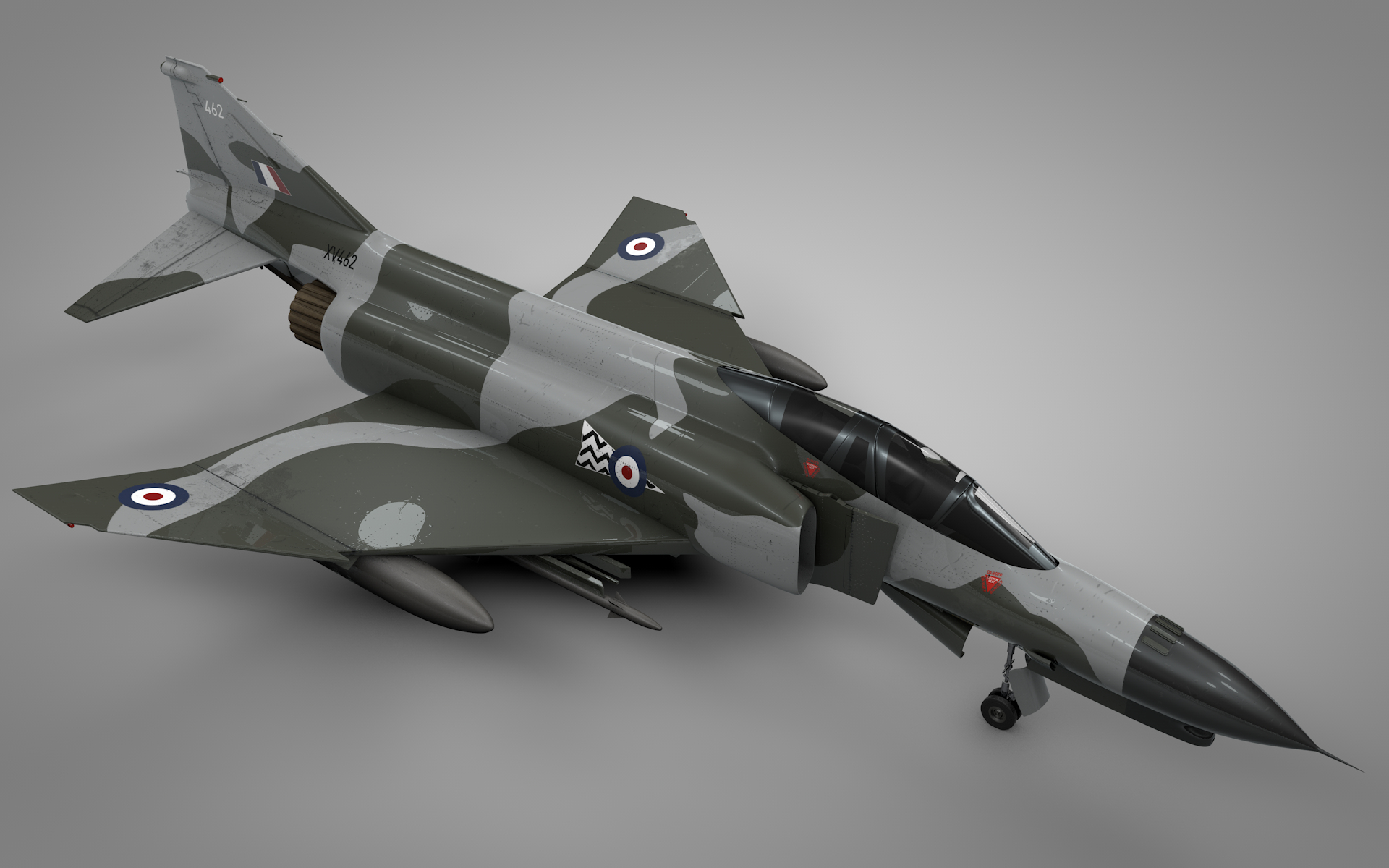 Mcdonnell douglas f-4 3D model - TurboSquid 1675212