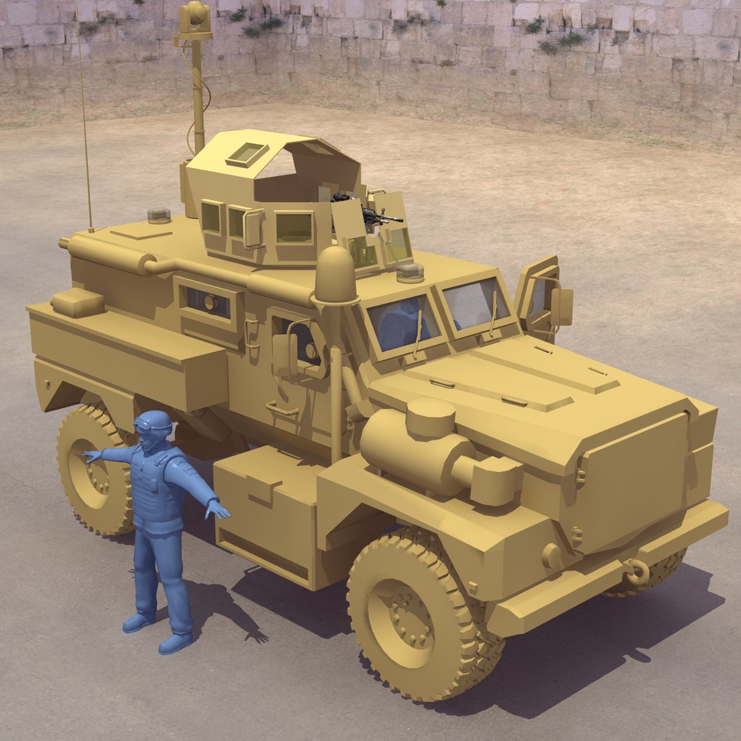 Cougar Mrap Driver 3d Model