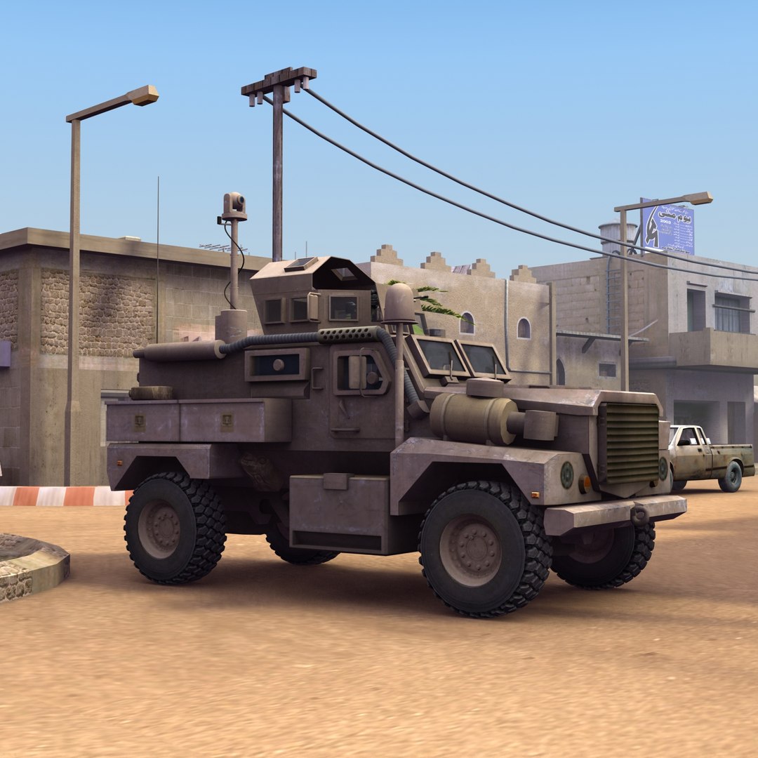 Cougar Mrap Driver 3d Model